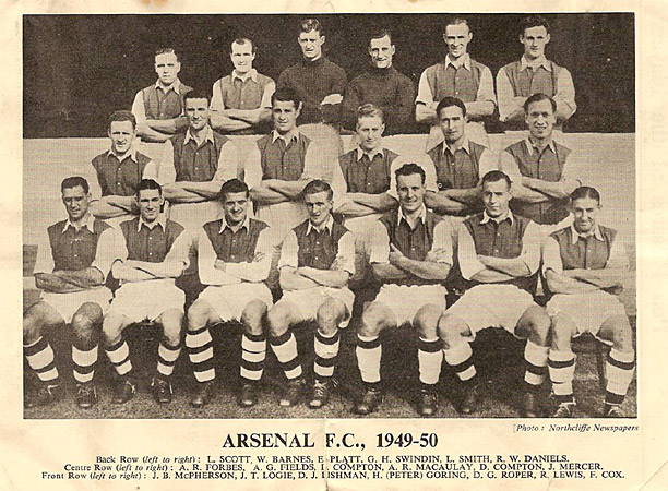 Arsenal Gloucester - Peter Goring